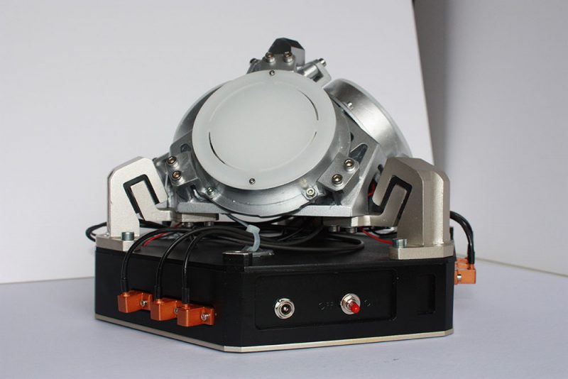 maquette prototype de l'équipement pour satellites ASTRIX 1090. Mock-up